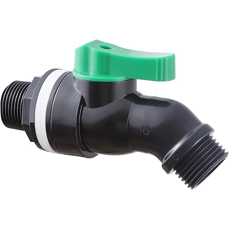 Amazon.com : Plastics Rain Barrel Spigot, High Flow Valve Core, Large ...