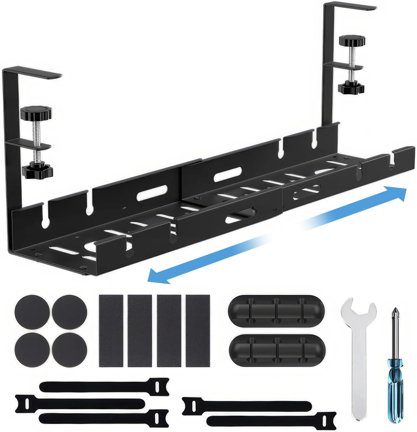 Hisemy Cable Management,Organizador de Cables Escritorio,Cable ...