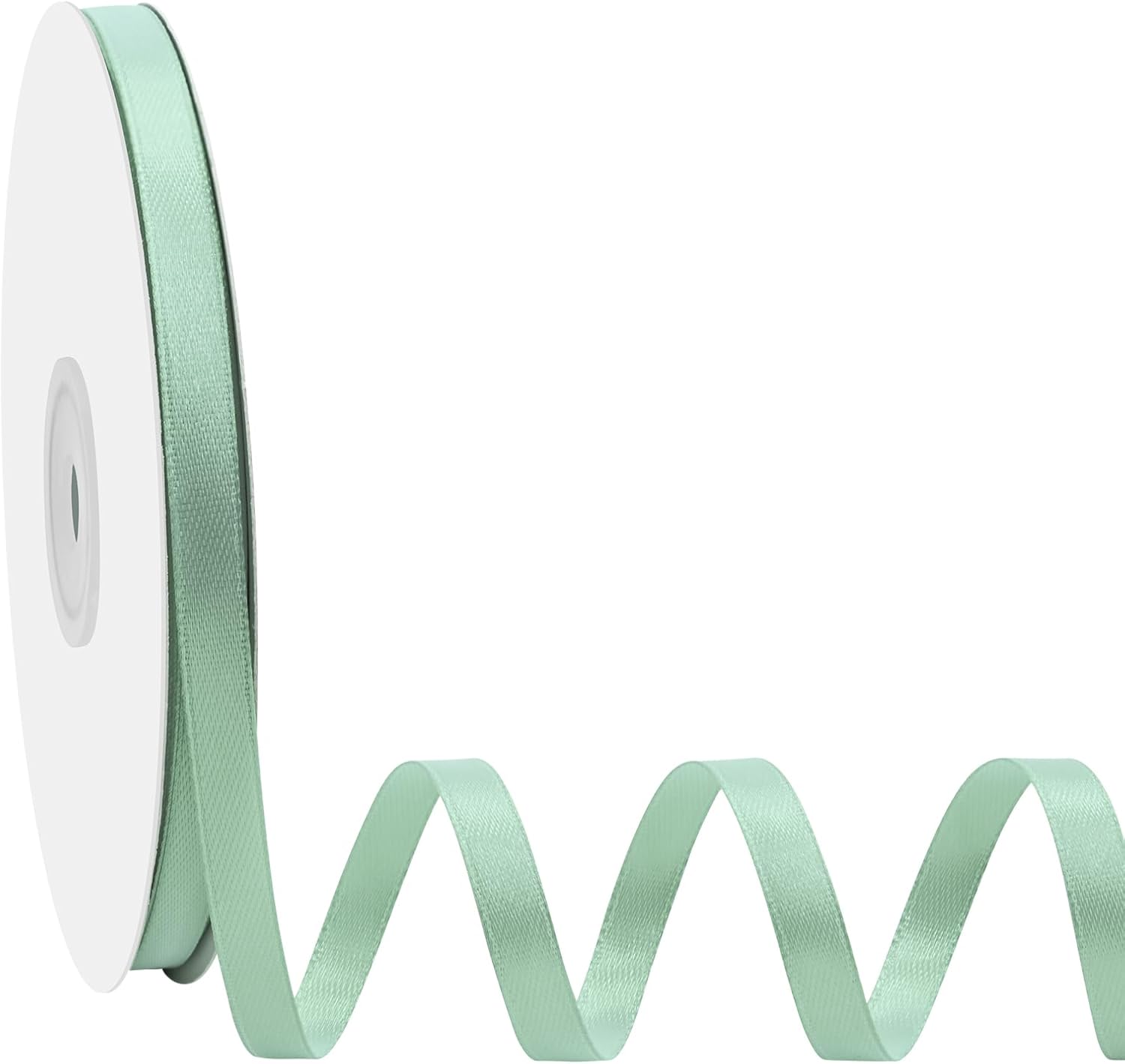 Amazon.com: Simplegoal Double Face Sage Green Satin Ribbon 1/4 Inch X ...