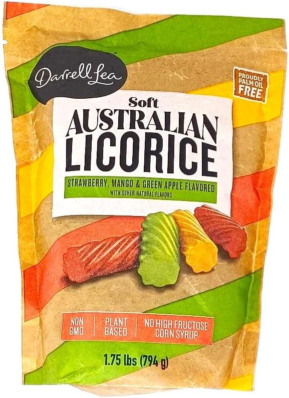 Amazon.com : Soft Australian Licorice. Strawberry, Mango, Green Apple ...