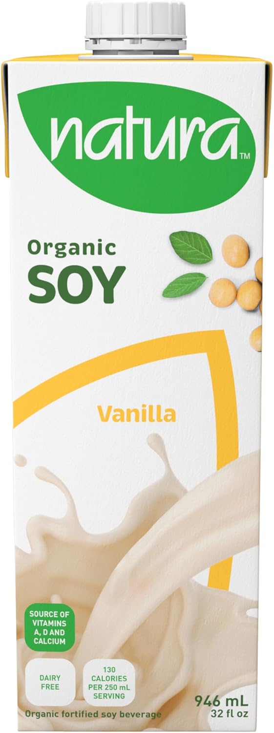 Natura Fortified Vanilla Soy Milk - Organic, Dairy-Free, Vegan