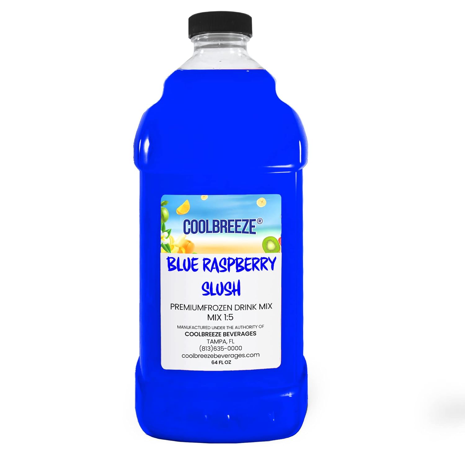 Amazon.com : Cool Breeze Beverages Ready to Use Slush Mix, Blue ...