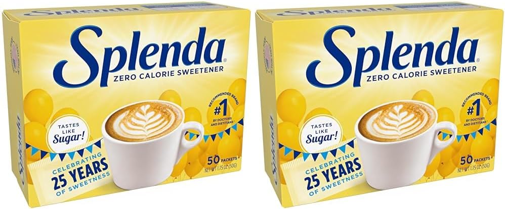 Amazon.com : SPLENDA Zero Calorie Sweetener, 50 Count Packets (Pack of ...