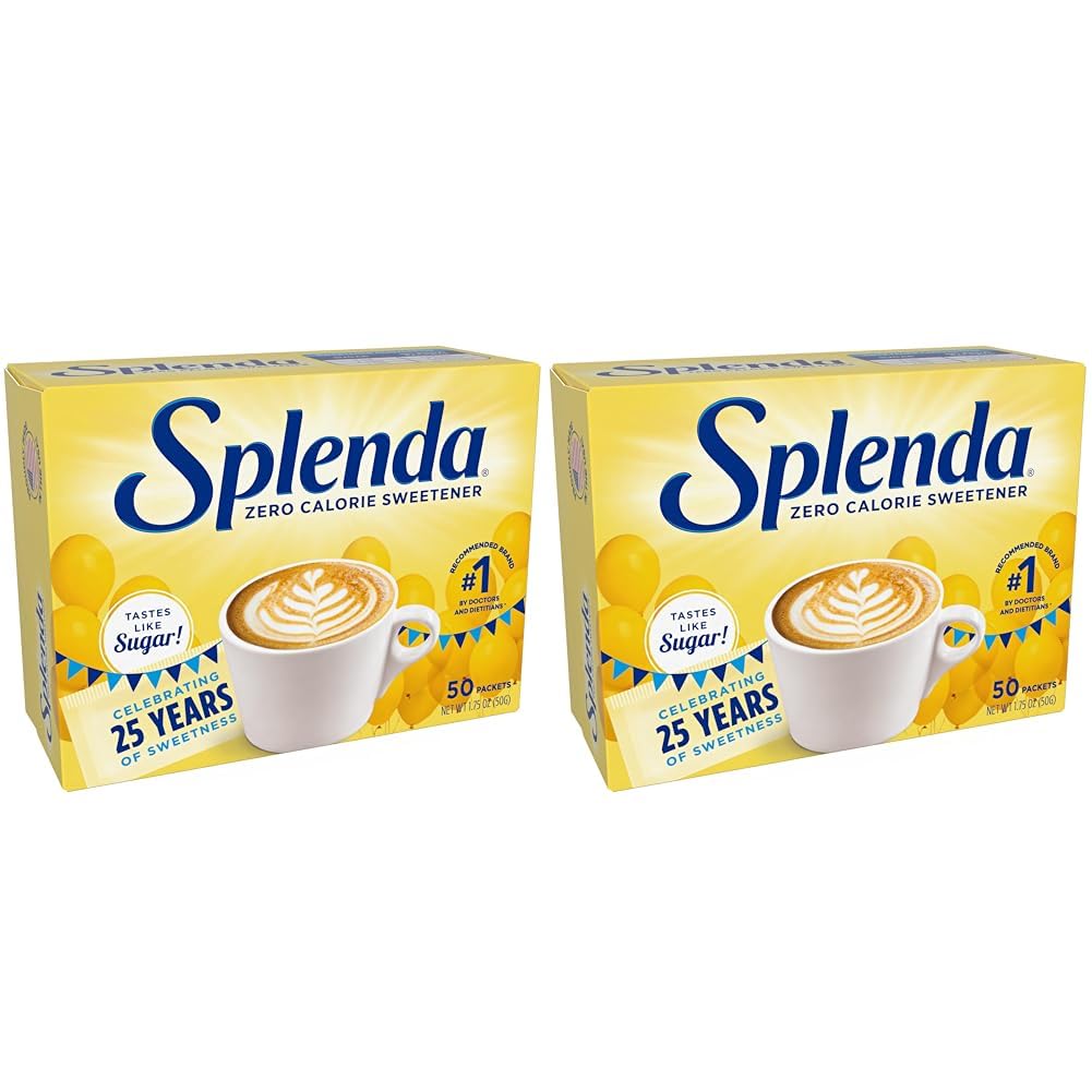 Amazon.com : SPLENDA Zero Calorie Sweetener, 50 Count Packets (Pack of ...