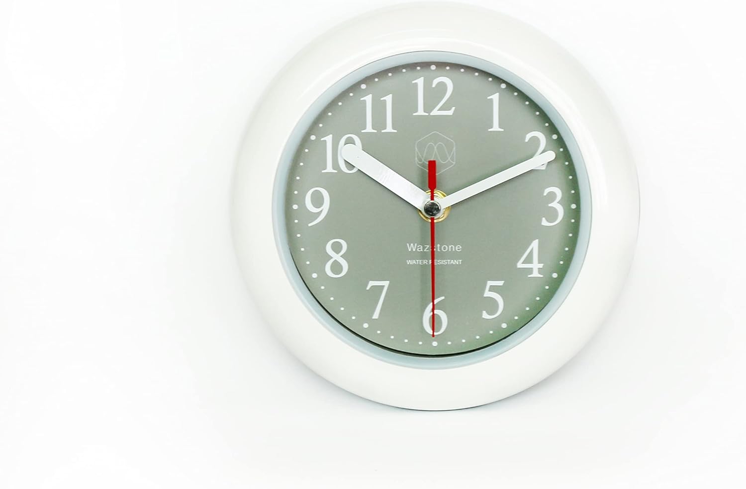 Amazon.com: WazStone Perfect Bay Water Resistant Clock,Quiet Non ...