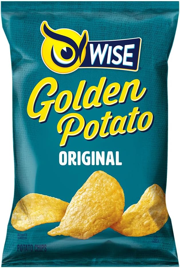Amazon.com: Wise Golden Original Potato Chips (Wise Snacks Original, 0. ...