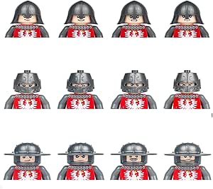 Amazon.com: TRisar 12-Piece (2-inch) Combat Soldier, Knight Weapons Set ...