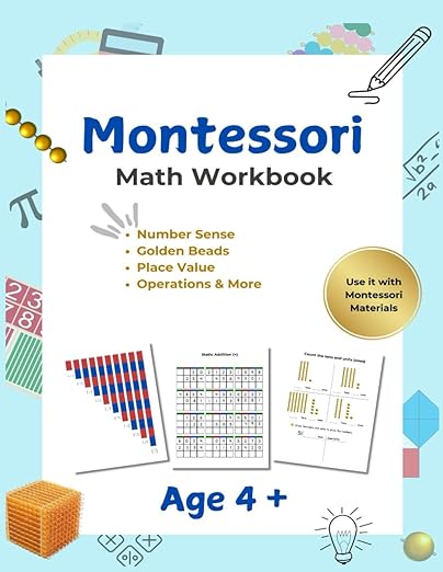 Montessori Math Workbook: Number Sense, Place Value, and Operations ...
