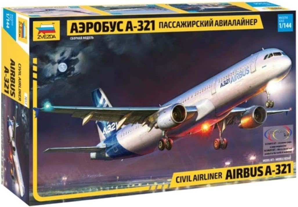 Amazon.com: Zvezda 1/144 Airbus A-321 Model Kit : Arts, Crafts & Sewing