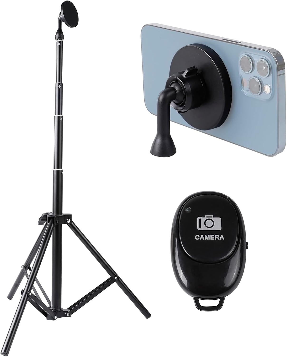 Amazon.com: 67'' Magnetic Phone Tripod Compatible with MagSafe iPhone ...