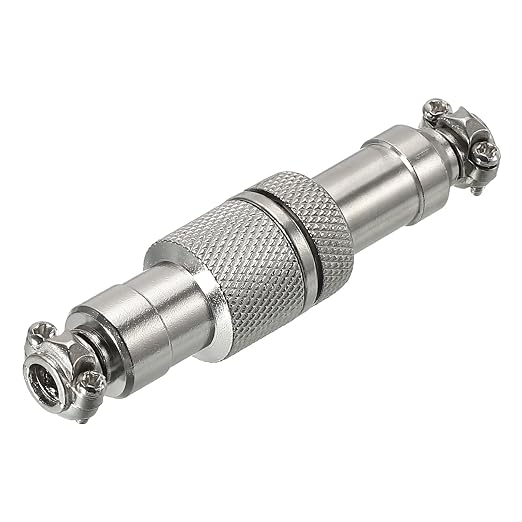 MECCANIXITY Aviation Connector GX12 3 Pins 12mm Silver Male Female Wire ...