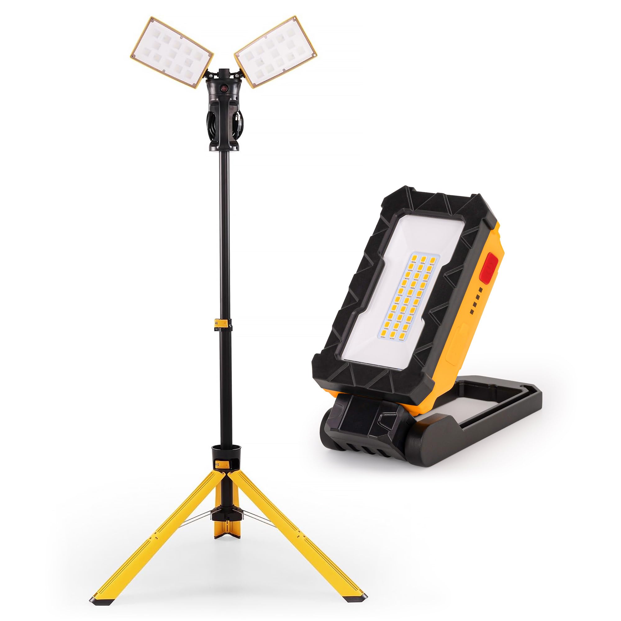 LUTEC 6290pro Rechargeable Work Light, 1000 Lumens LED Magnetic Light ...
