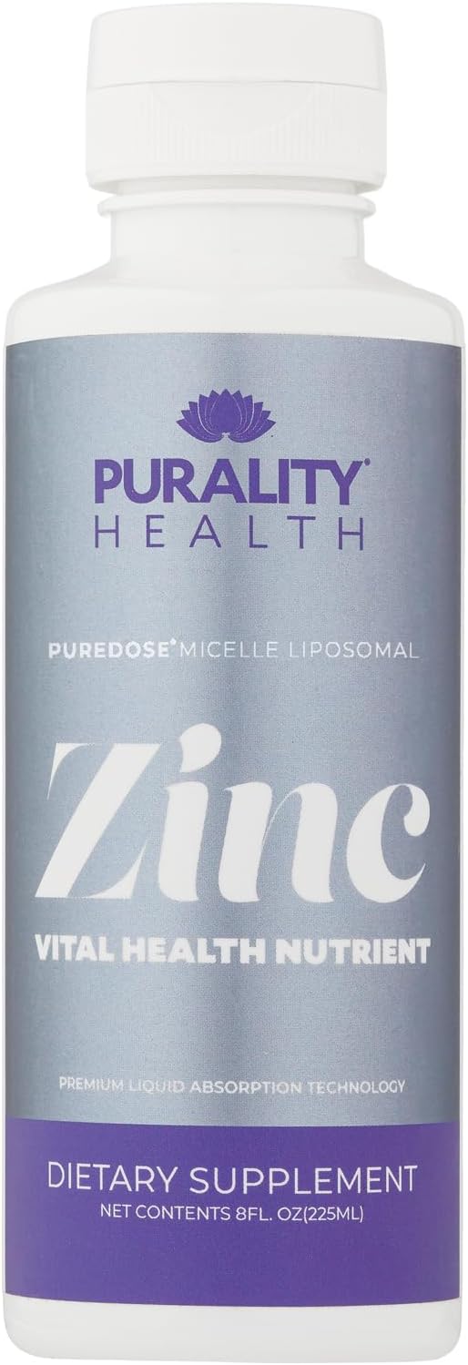 Amazon.com: Liposomal Zinc, Purality Health,15mg of Zinc per Serving ...