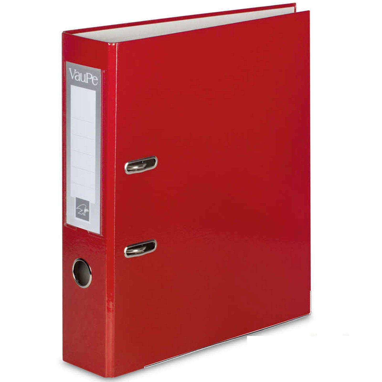 OFFICE CENTRE 5 Red A4 Large 75mm Lever Arch Files Folders Metal Edge ...