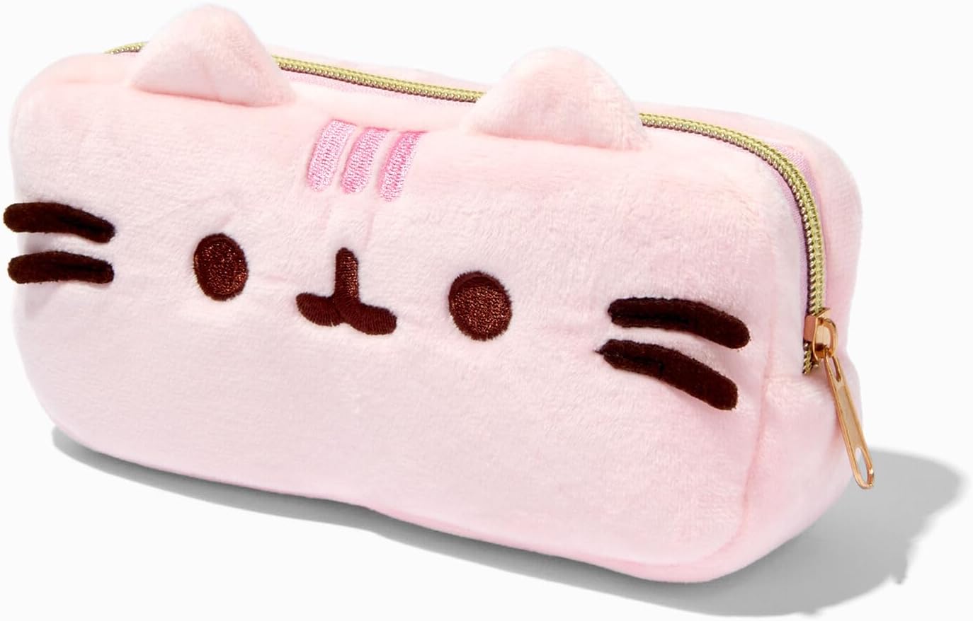 Claire's Pusheen Pink Furry Pencil Case, Kids Children's Pusheen Gift ...