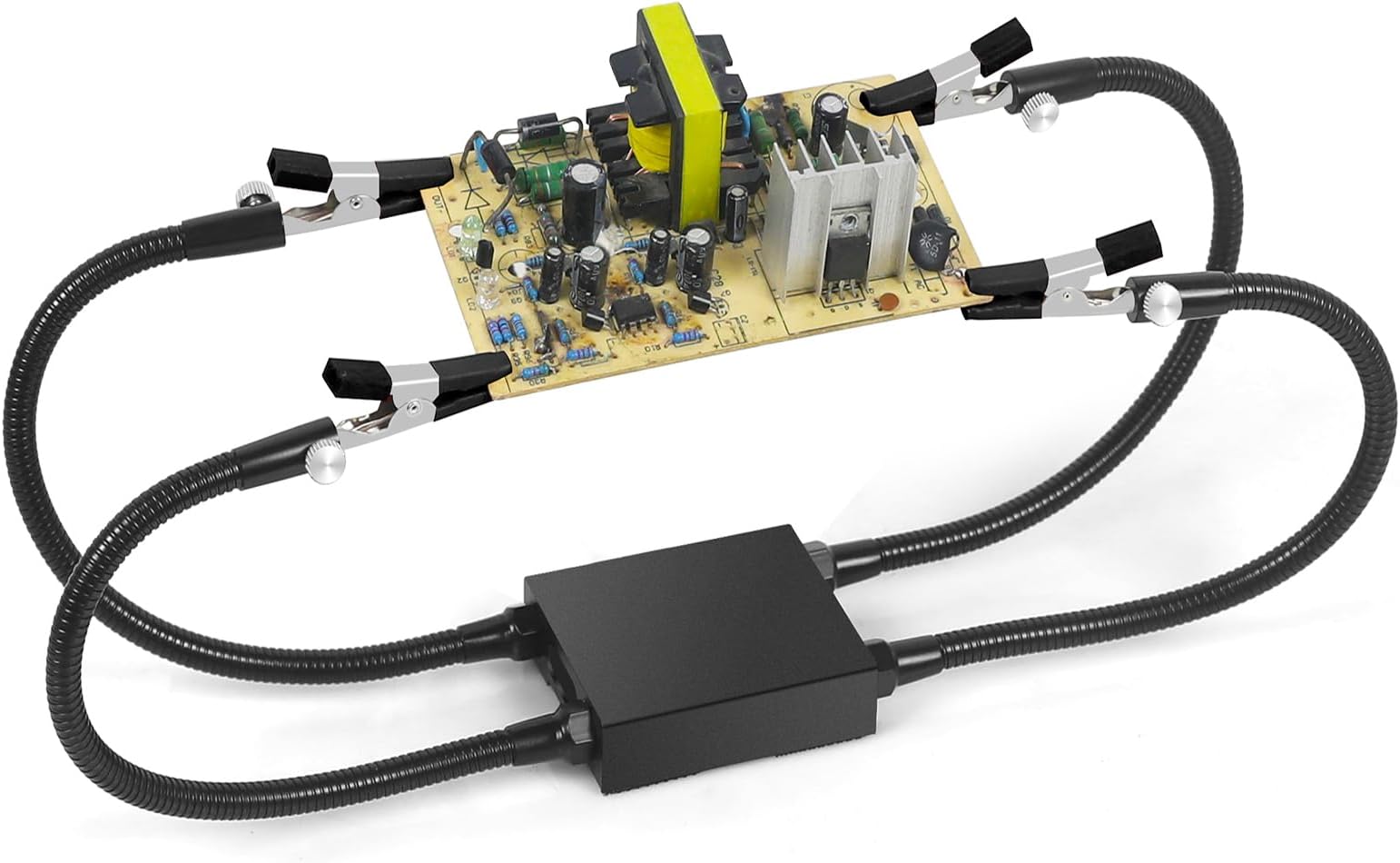 Helping Hands Soldering Third Hand Tools - 4 Arms with Adjustable Vise ...