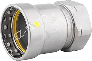 Amazon.com: (1Pk) PressKingG 1" Press x FIP Gas Carbon Steel Female ...