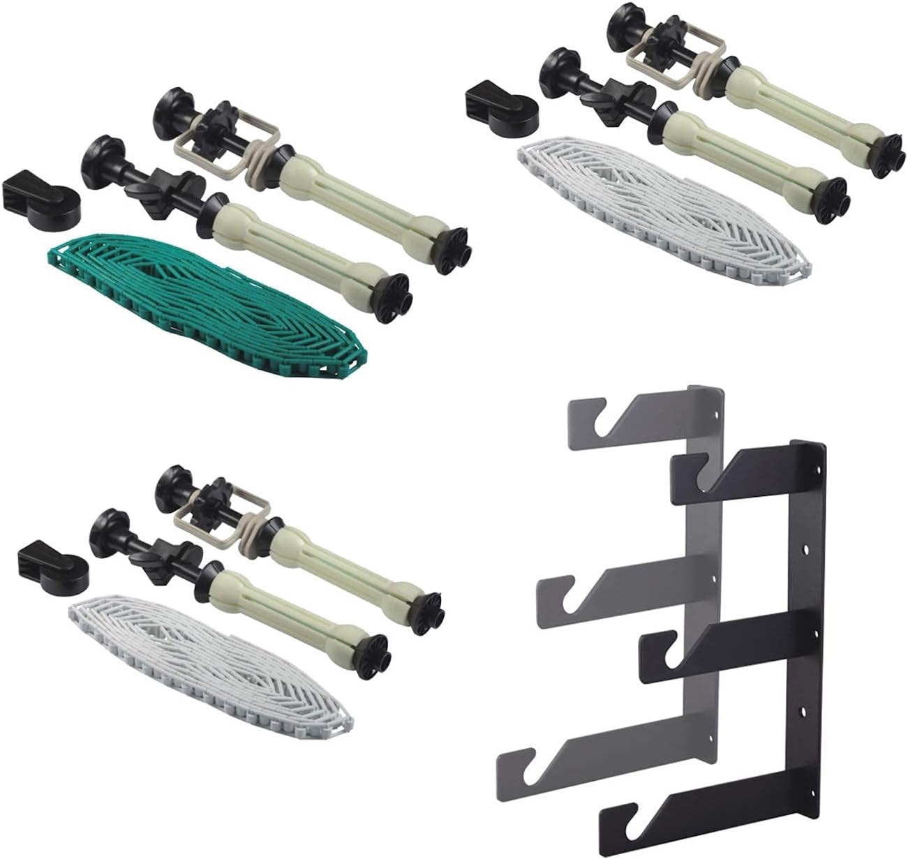 Amazon.com : 5pc Photo Studio Background Paper Drive Kit Wall Mount 3 ...