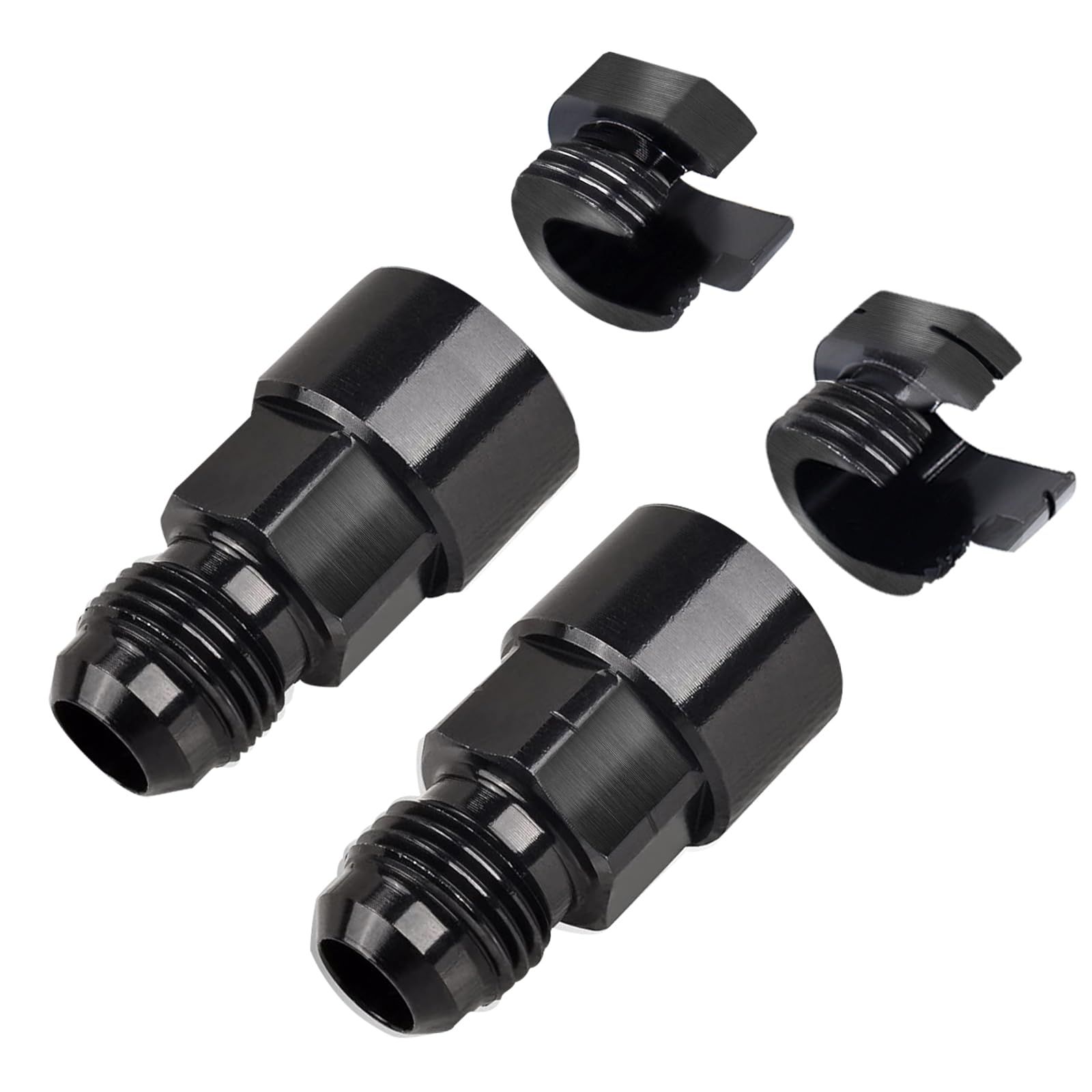 Buy EFI Fuel Line Fittings,6AN Push-Lock Fittings Push-Fit Male to 3/8 ...