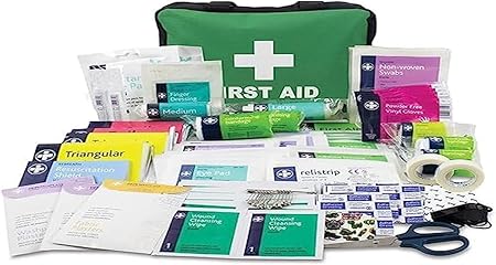 Lewis-Plast First Aid Kit Bag - 220 Piece Survival Kits - Safety ...