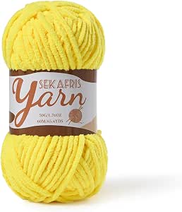 Amazon.com: Fluffy Velvet Yarn for Crocheting，Baby Blanket Yarn for ...