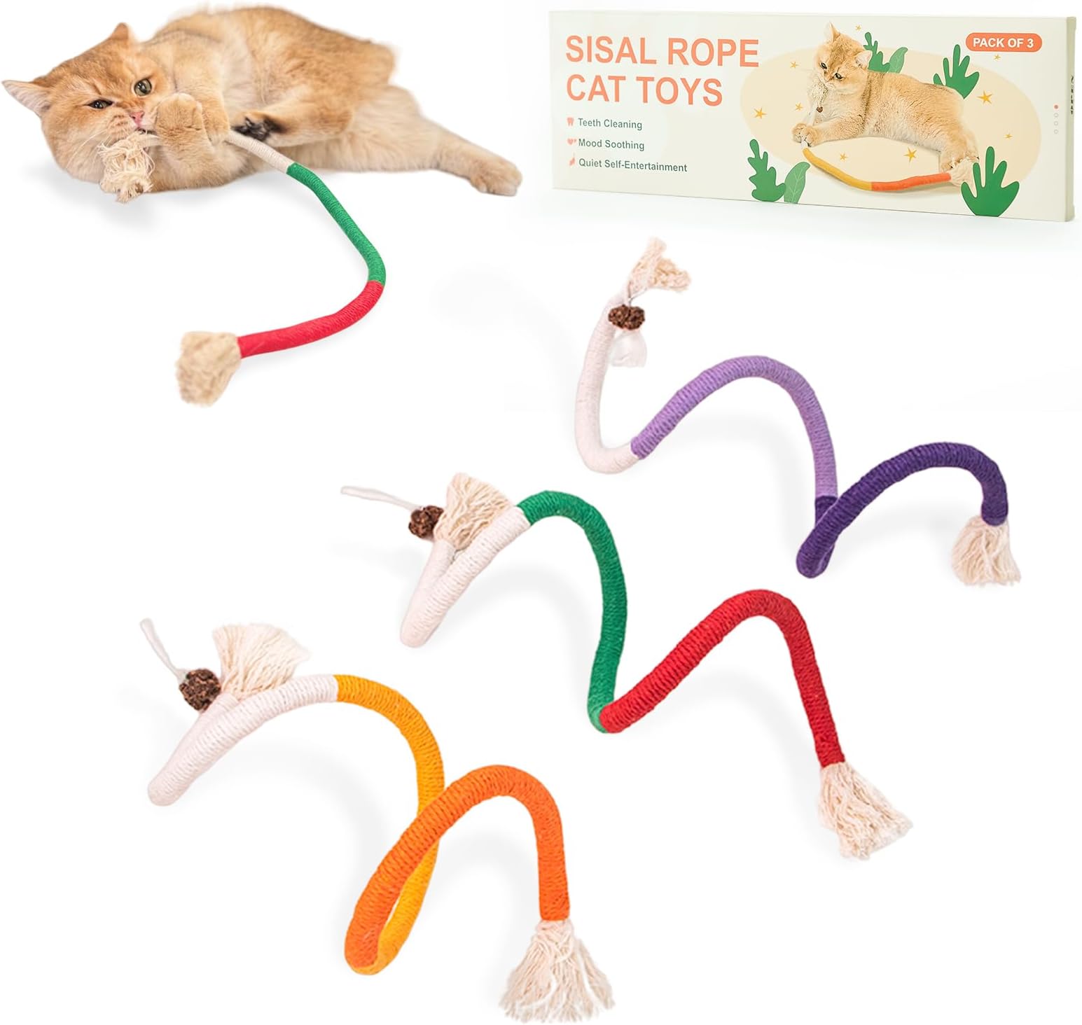 Amazon.com : Cat Dancer The Original Interactive Cat Kitten Action Toy ...