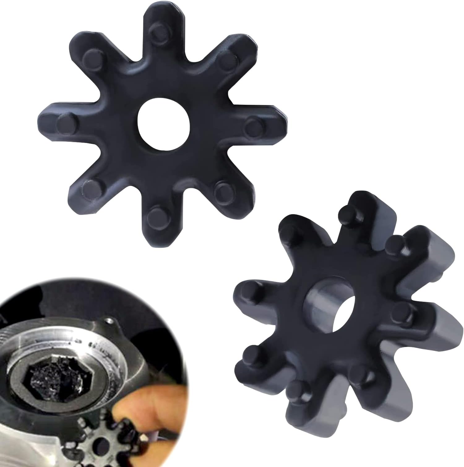 Amazon.com: QODOLSI 2 PCS Flexible Steering Coupling, Power Steering ...