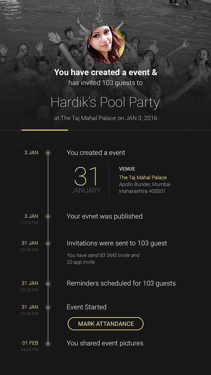 Free Guest List app to manage Invitations, Reminders & RSVP - App on ...