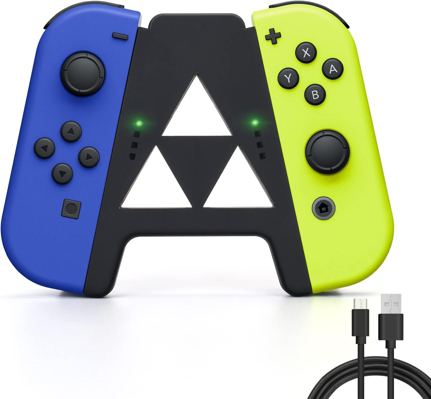 DLseego Slide Joy Con Charging Grip for Switch/Switch OLED Potable Joy ...