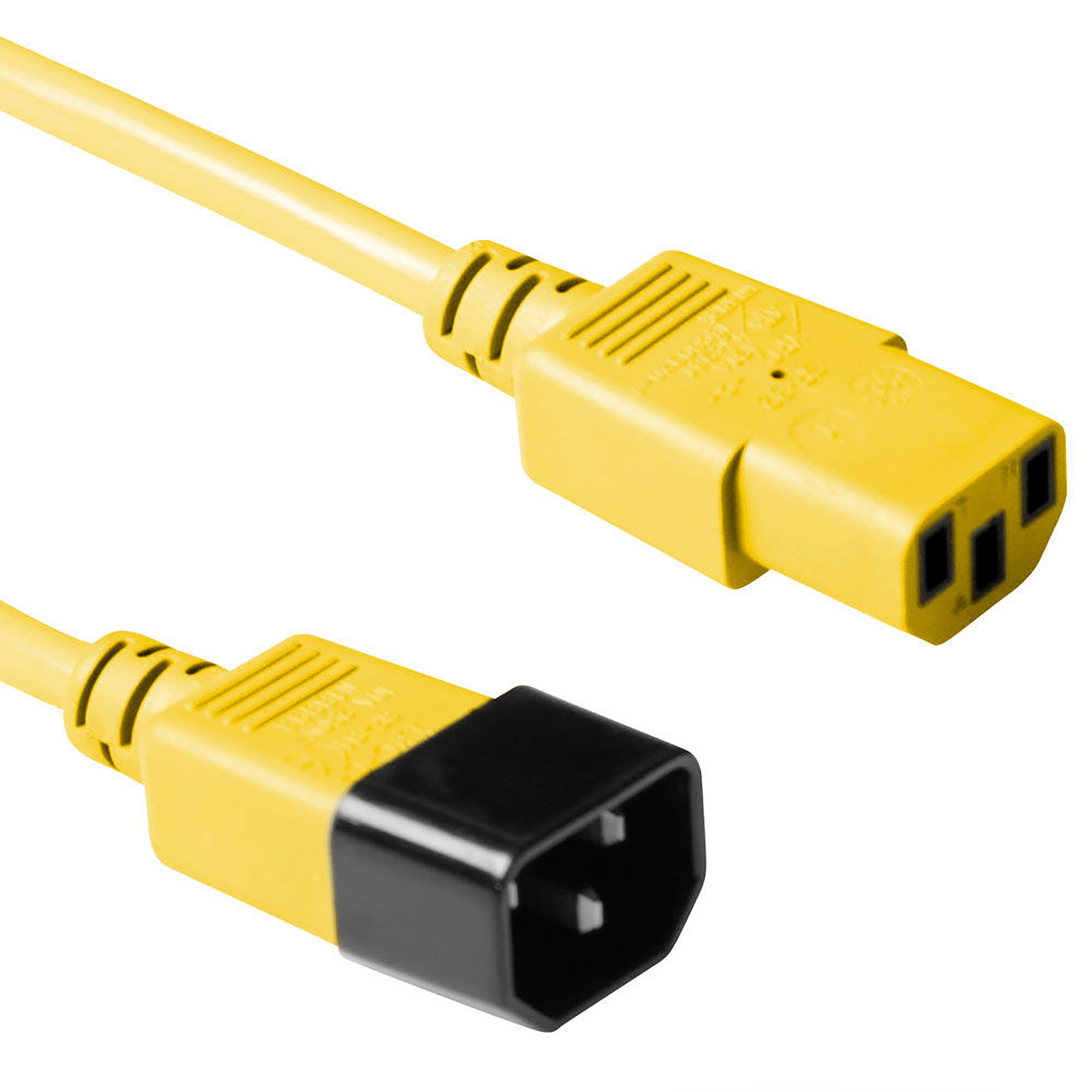 ACT IEC Cable 5 m, C13 to C14 IEC Extension Cable, IEC Plug to Socket 3 ...
