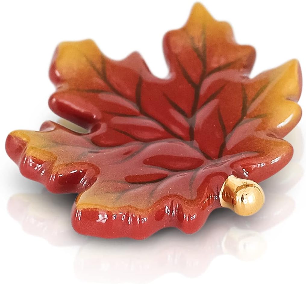Amazon.com: Nora Fleming Falling for You (Leaf) - Hand-Painted Ceramic ...