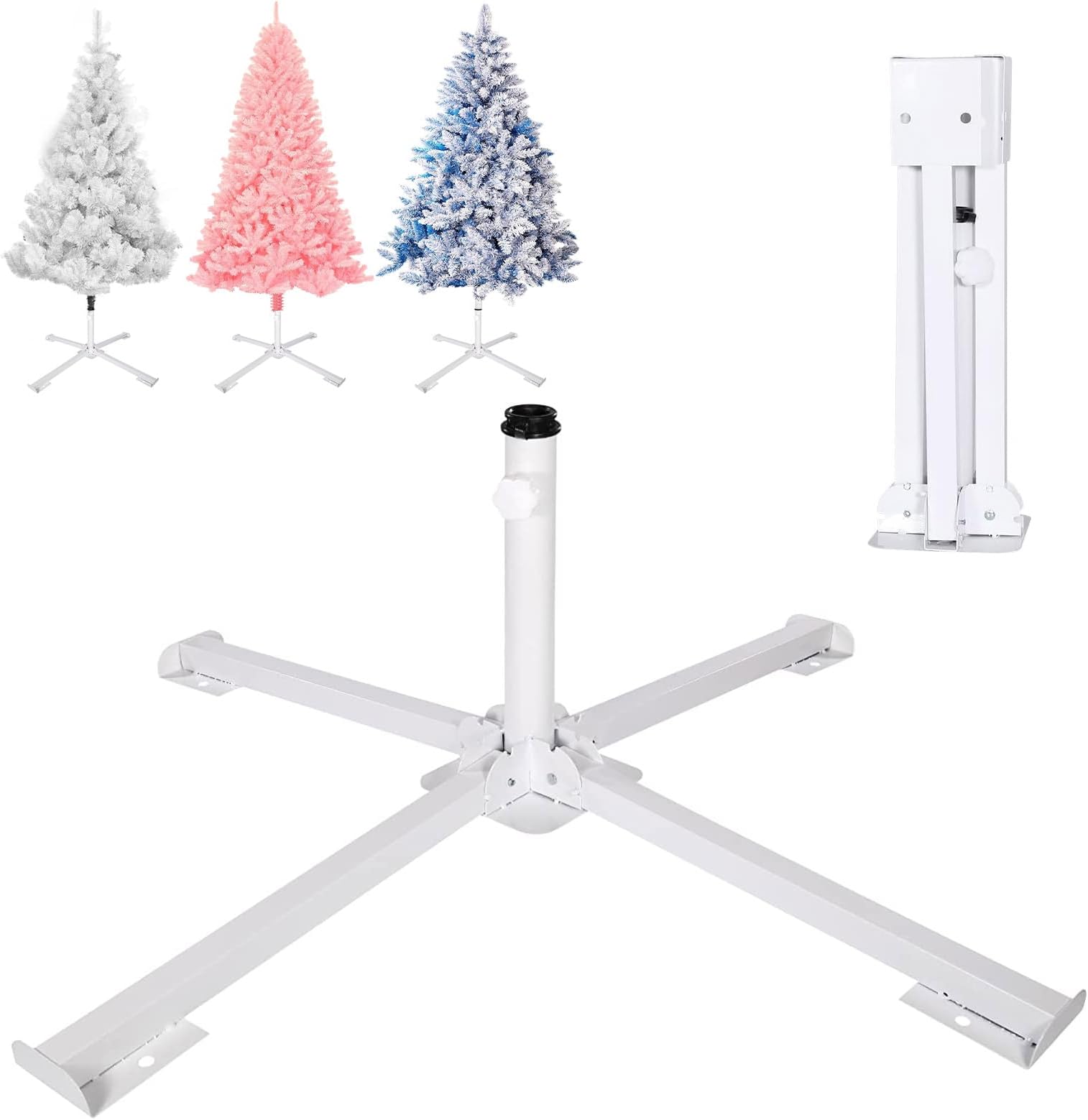 GMUK Home & Garden Products Artificial Christmas Tree Stand, Mobile ...