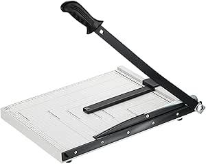 Amazon.com : YOKIVE Paper Cutter B4 Stack Paper Trimmer, 12 Sheet Metal ...