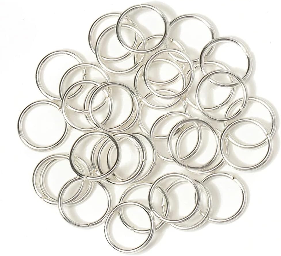 Dhruv Crafts Jump Rings for Jewelry Making, Jewelry Findings 8mm (200 ...