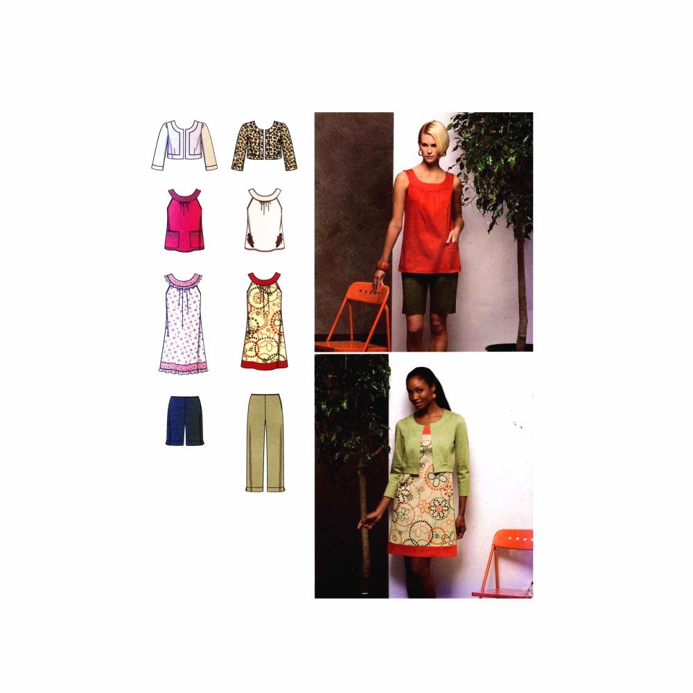 Simplicity Sewing Pattern 2975 Woman's Capri Pants Shorts Dress Tunic ...