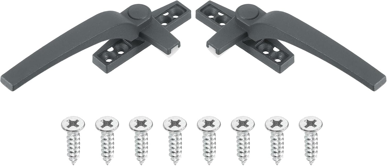 uxcell 2Pcs Casement Window Locking Handle, Zinc Alloy Locking Handle ...