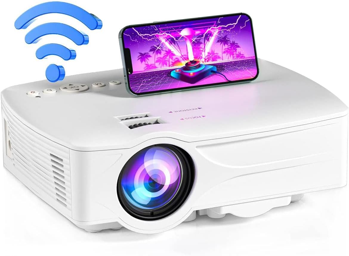 Amazon.com: Laptop WiFi Projector computer Portable Projector 1080P ...