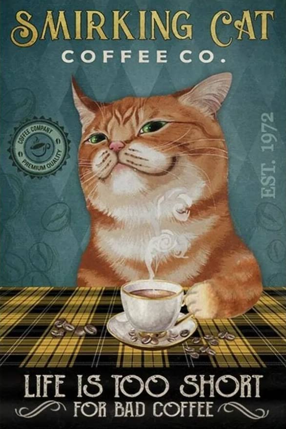 Too Much Coffee Cat