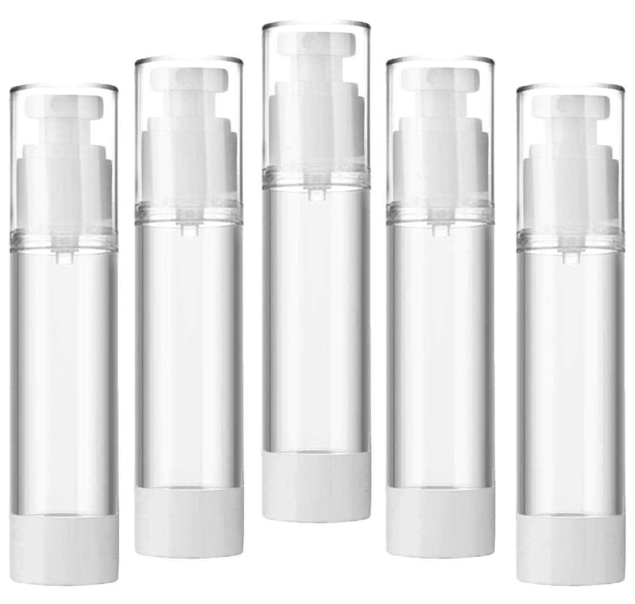 Buy 【US Stock】 3.4oz/100ml Clear Airless Pump Bottles Vacuum Dispensing ...