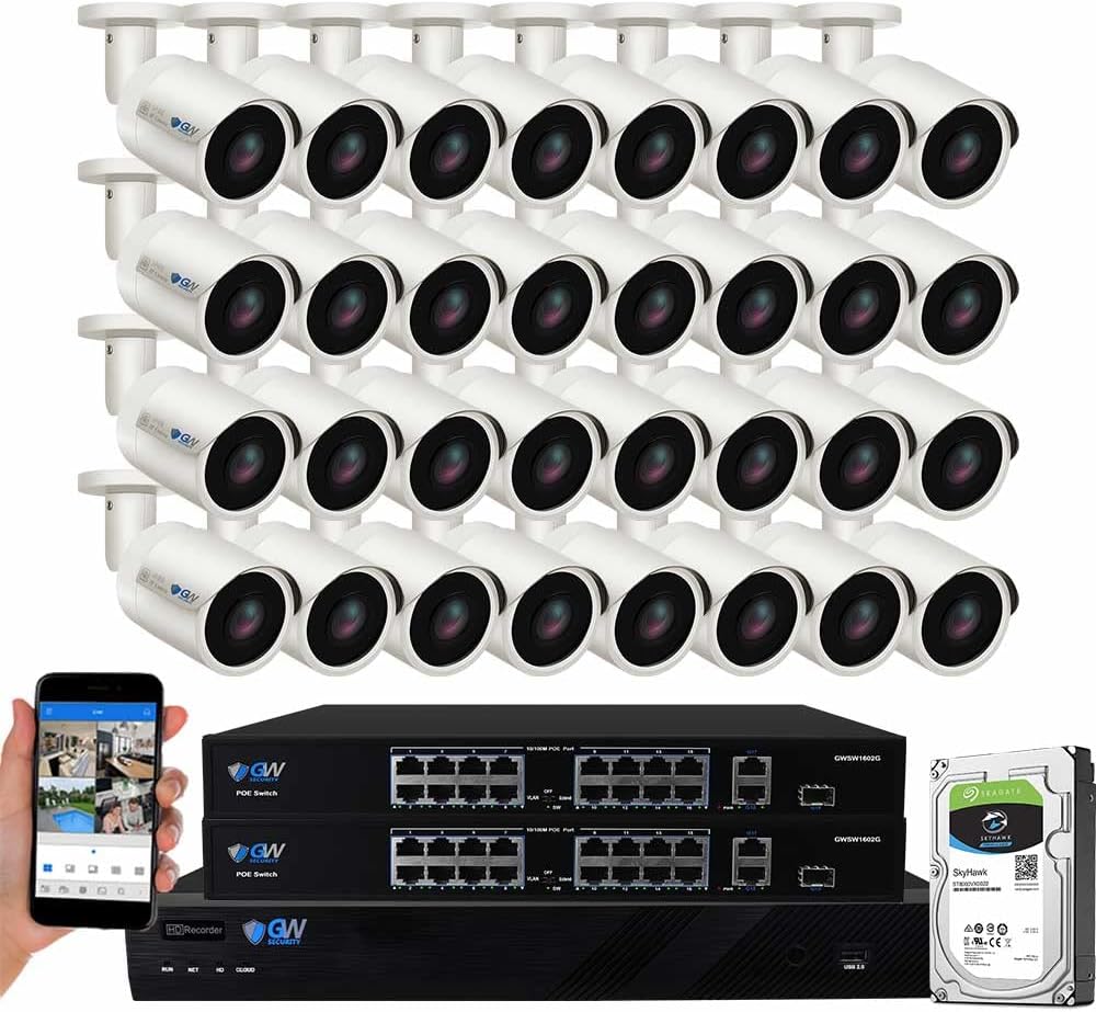 Amazon.com : GW Security 32 Channel 4K NVR 8MP AI Human & Vehicle ...