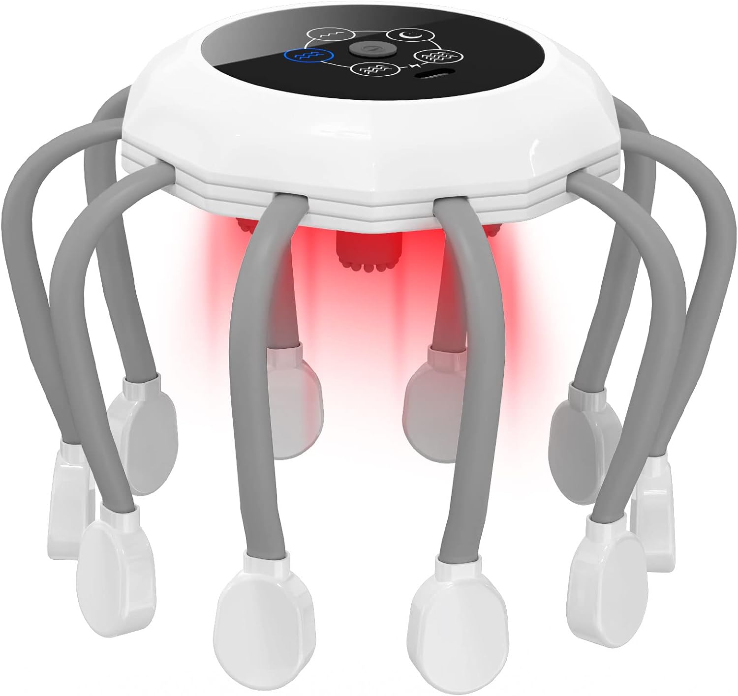 Amazon.com: Head Massager, Scalp Massager with 10 Vibration Contacts ...