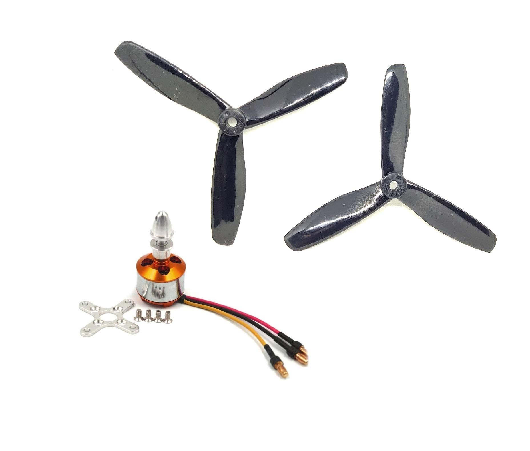 Buy INVENTO 1Pcs 2000KV BLDC Brushless Motor+ 5045 5x4.5 5 inch 3 Blade ...