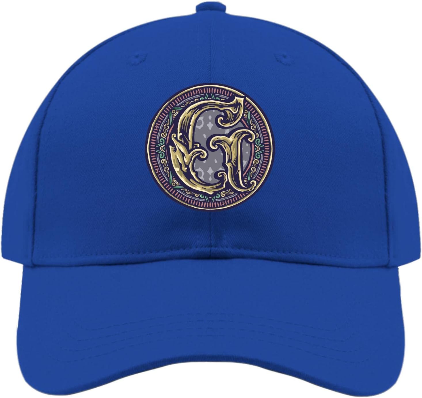 Amazon.com: Baseball Cap Letter G Victorian Vintage Style Glitter Dad ...