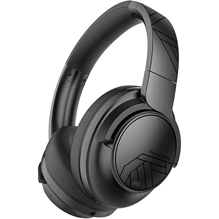 PowerLocus Cuffie Bluetooth, Cuffie Over Ear, [40 ore Autonomia, Voice ...