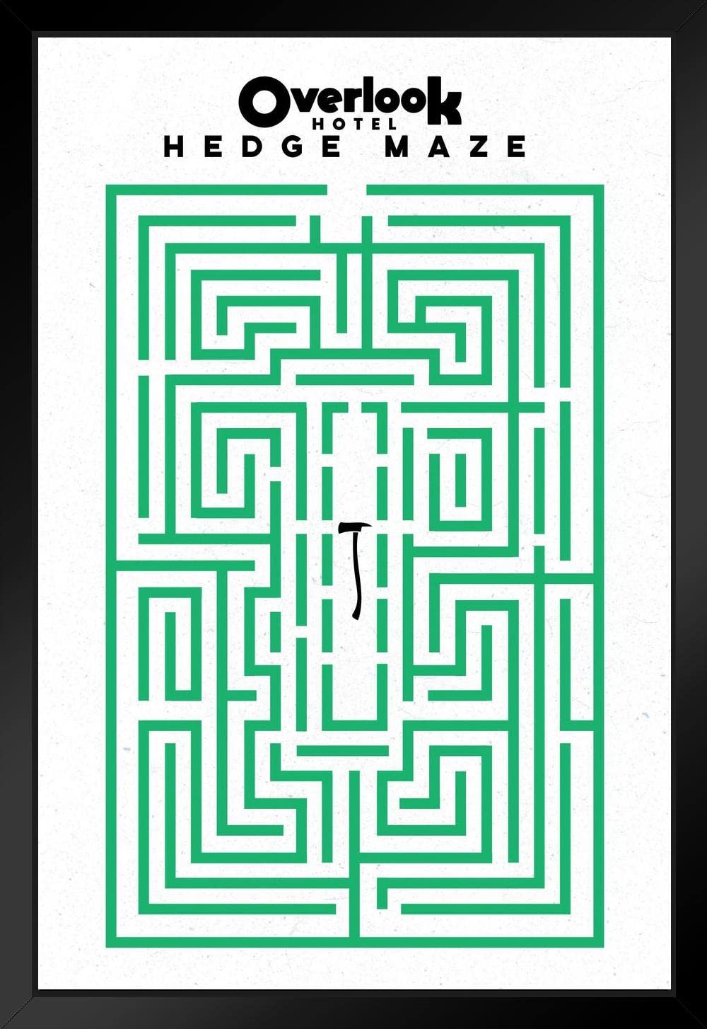 Amazon.com: Overlook Hotel Hedge Maze Map Game Activity Retro Classic ...