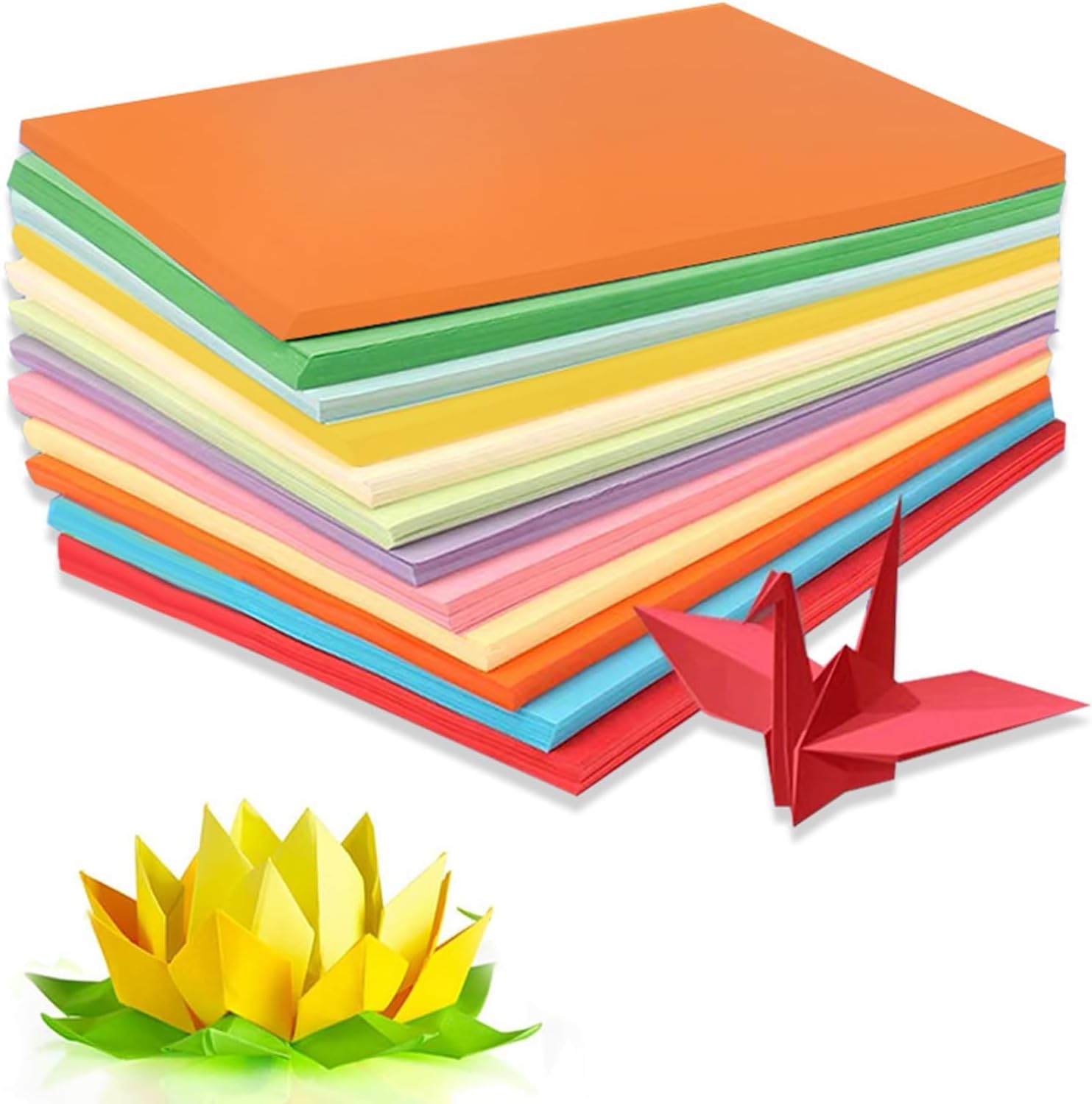 100 Sheets Coloured Paper A4, 10 Assorted Colours A4 Coloured Paper ...