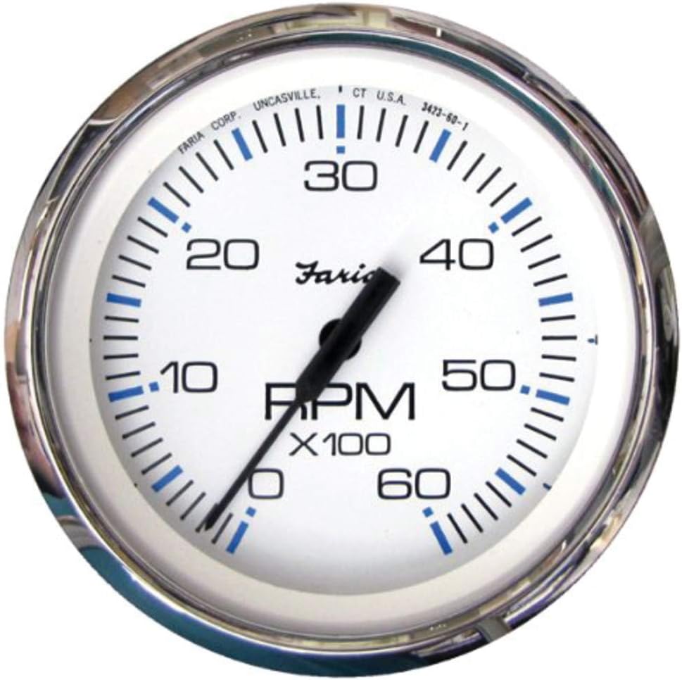 Amazon.com: Faria Beede Instruments Faria 32905 Euro Tachometer 7 Gauge ...