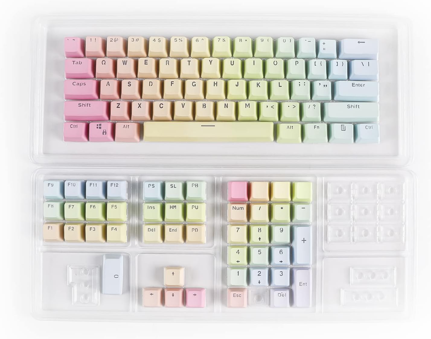 Amazon.com: DIERYA X KEMOVE Double Shot PBT 108 Keys Keycap Set,OEM ...