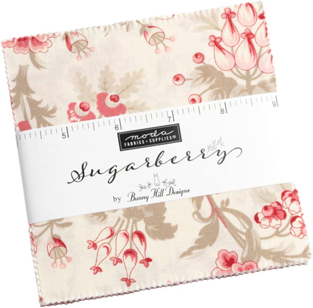 Amazon.com: Sugarberry Charm Pack by Bunny Hill Designs; 42-5" Precut ...