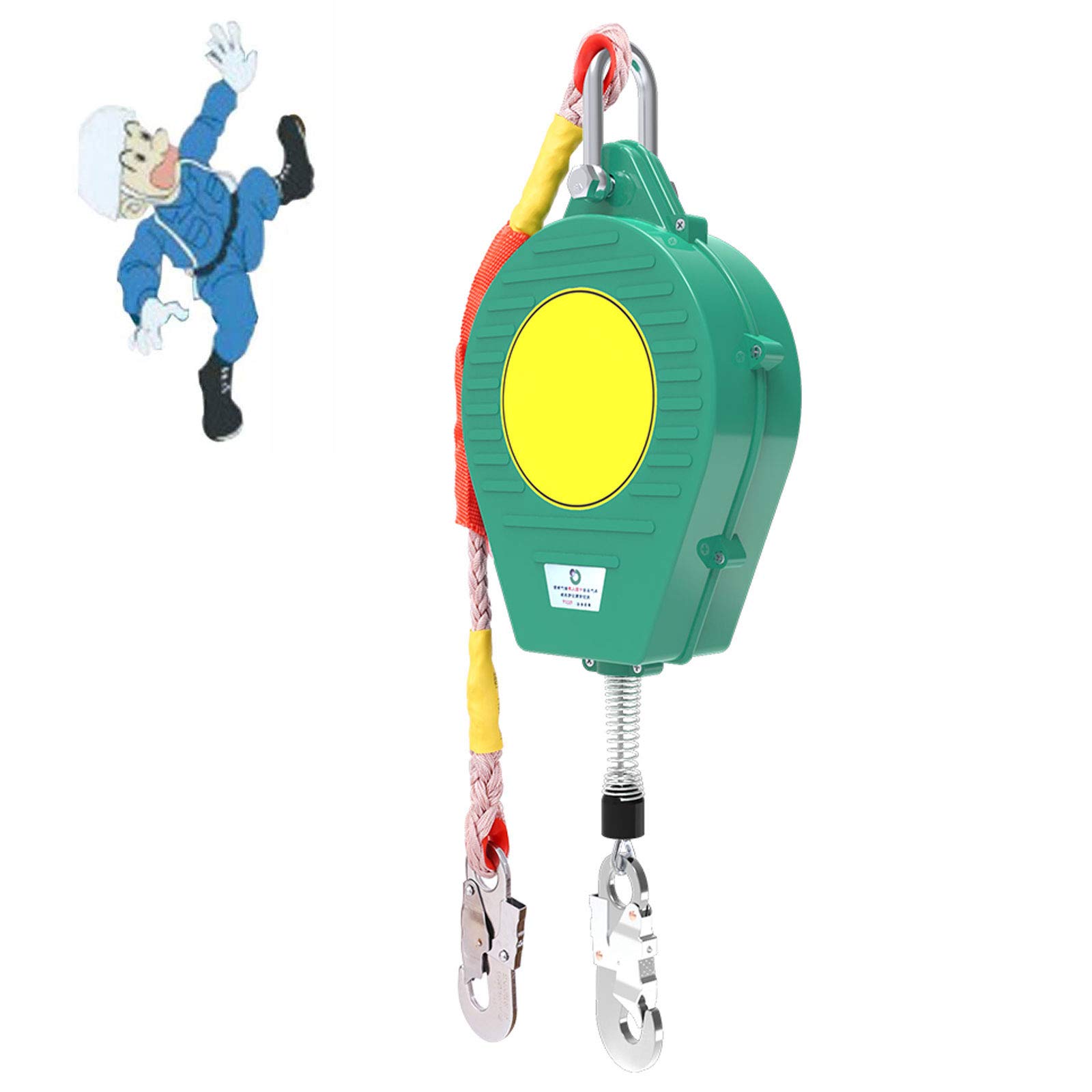 Fall Arrest Lanyard Retractable Self Retracting Lifeline Cable Personal ...